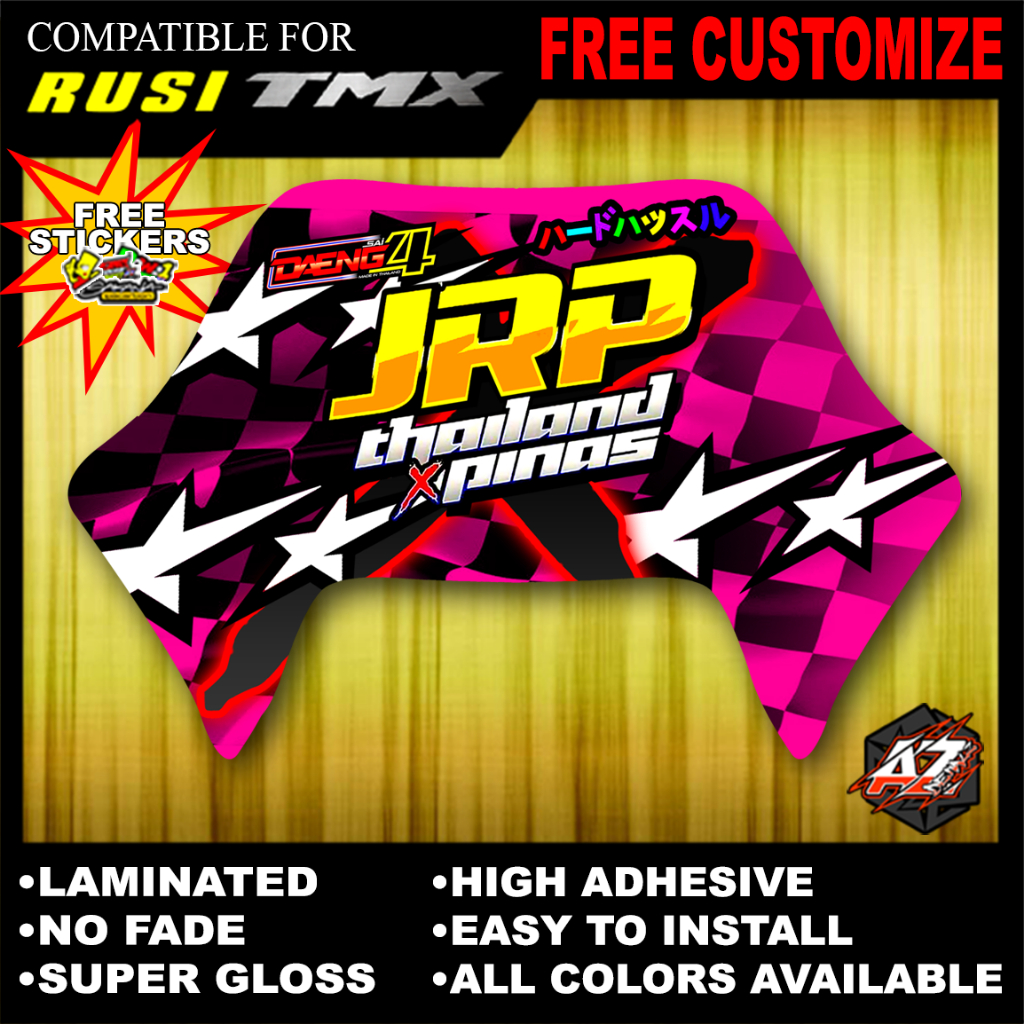 Rusi & Tmx COWLING STICKER DECALS (JRP 1) | Shopee Philippines