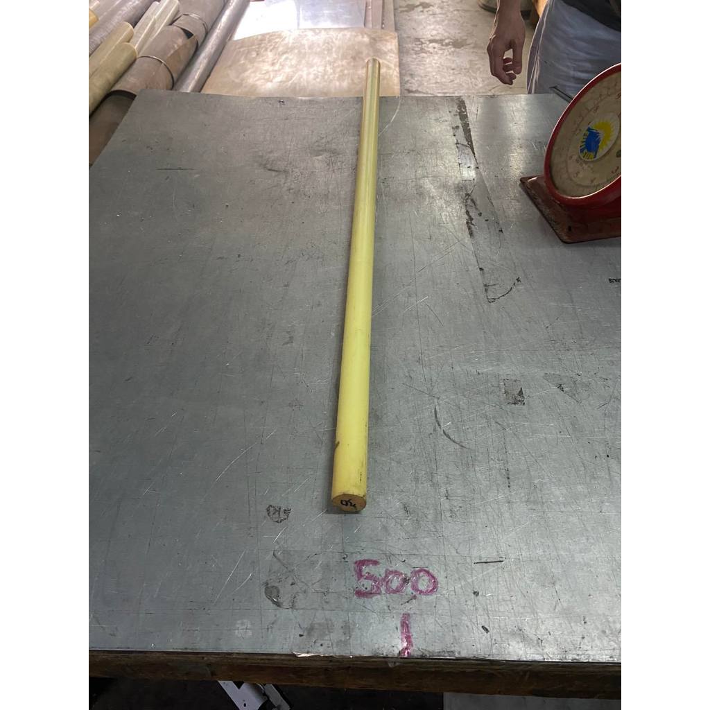 Nyloil Rod Oilon size 30mm dia x 1 meter Cast Nylon Oil Rod Engineering ...