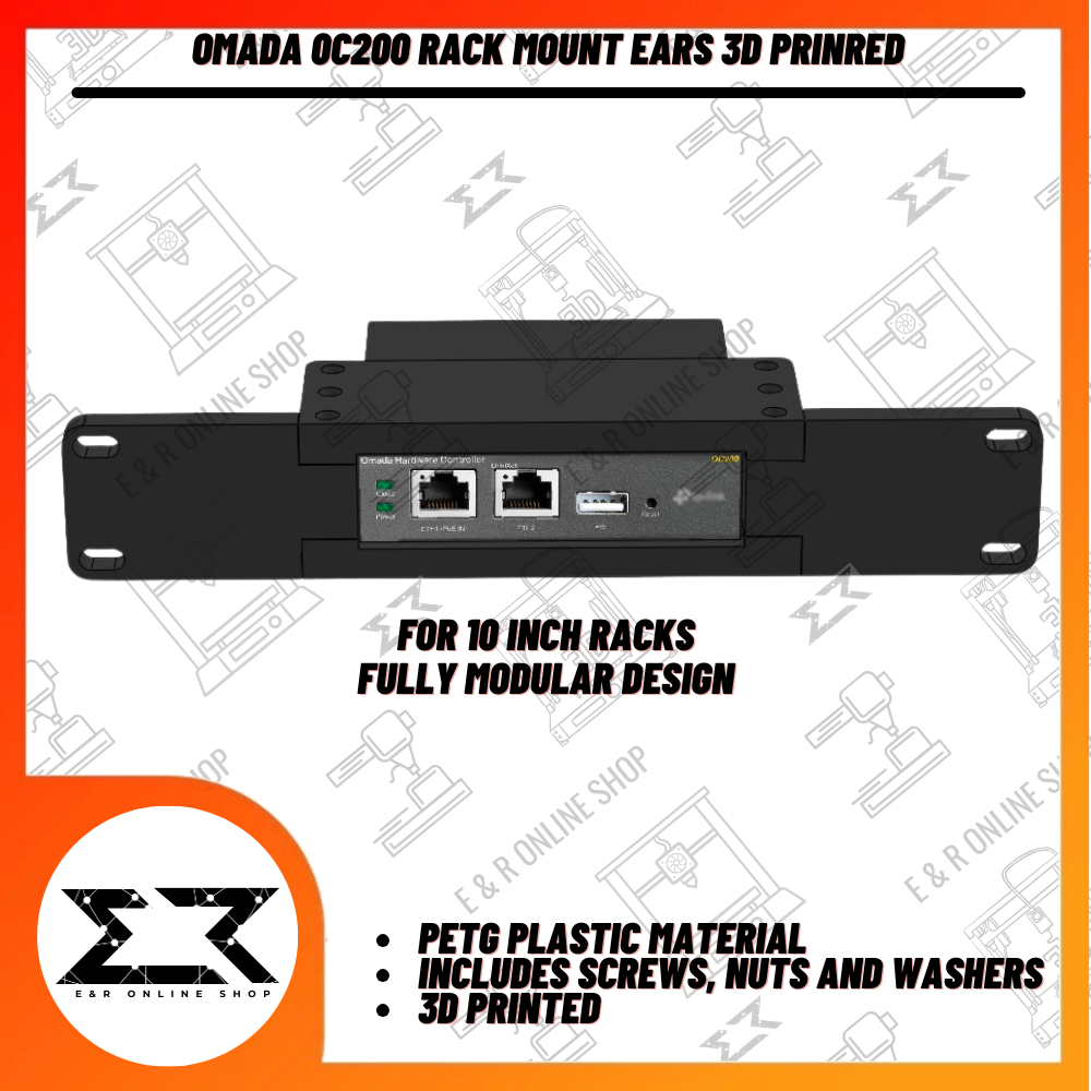 TP-L1NK Omada Oc200 Rack Mount Ears for 10inch Rack | 3D Printed ...
