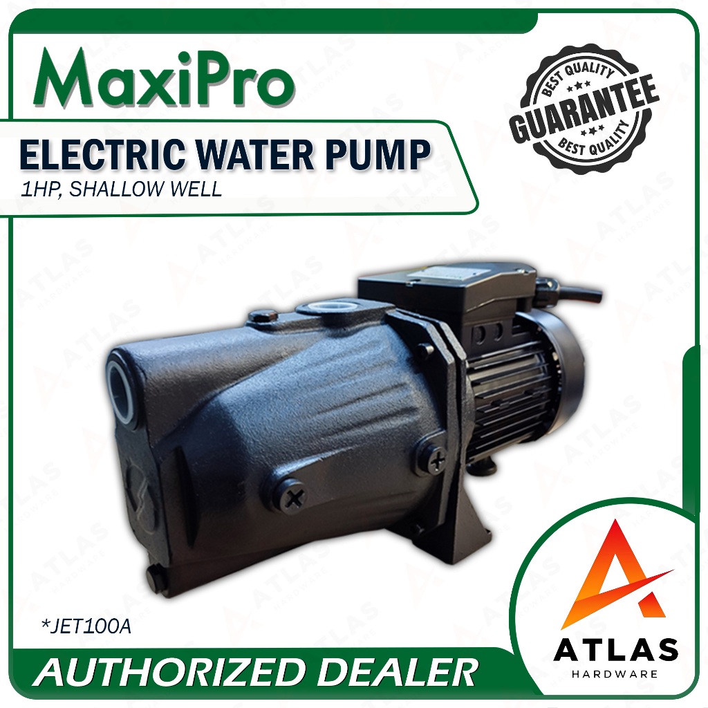 Maxipro Italy Electric Water Pump 1.0HP JET100A | Shopee Philippines