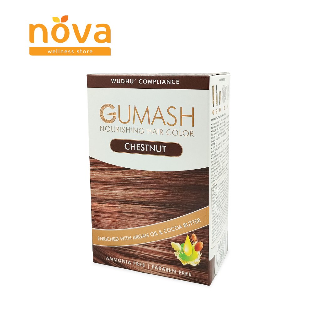 Gumash Nourishing Hair Color Chestnut (box) | Shopee Philippines