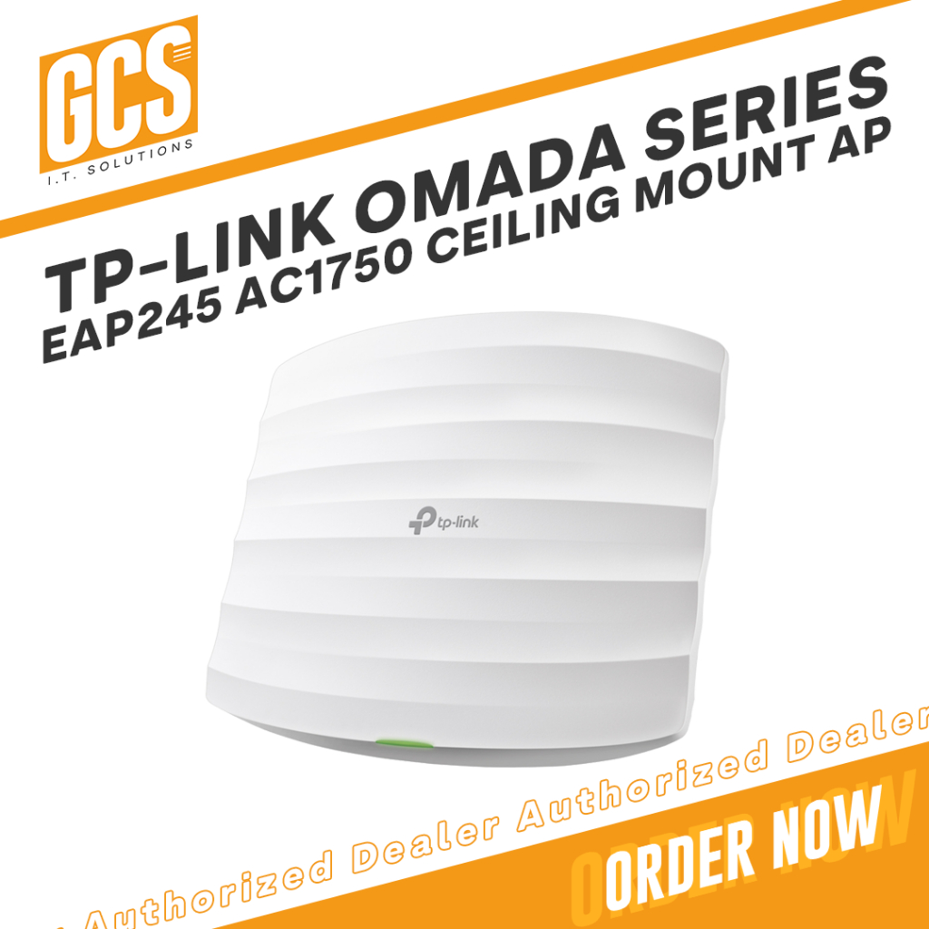 TP-LINK Omada EAP245 AC1750 Wireless Dual Band Gigabit Ceiling Mount ...