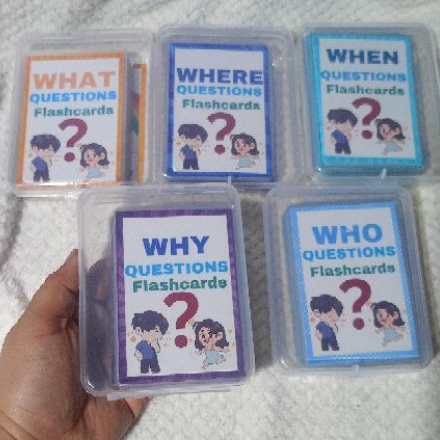 WH Flash Cards for Speech Therapy Flashcards Learning Materials Kids ...