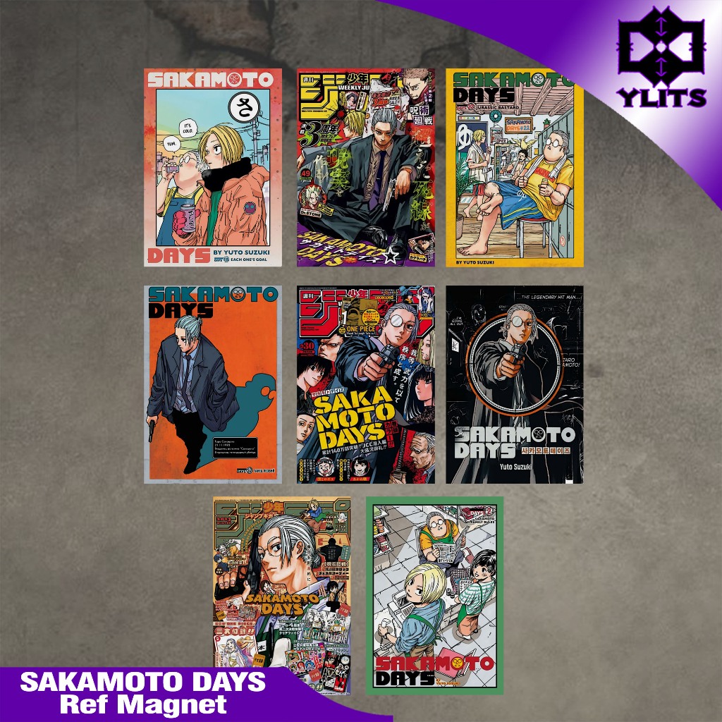 Sakamoto Days Fan-Made Ref Magnet - Anime Collectible 7x4.5cm | Shopee ...