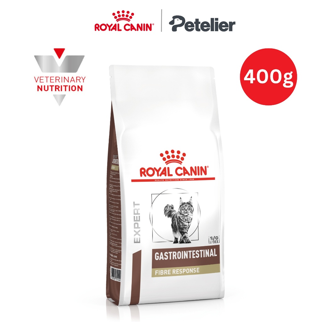 Royal Canin VHN Gastrointestinal Fibre Response 400g Dry Cat Food Vet ...
