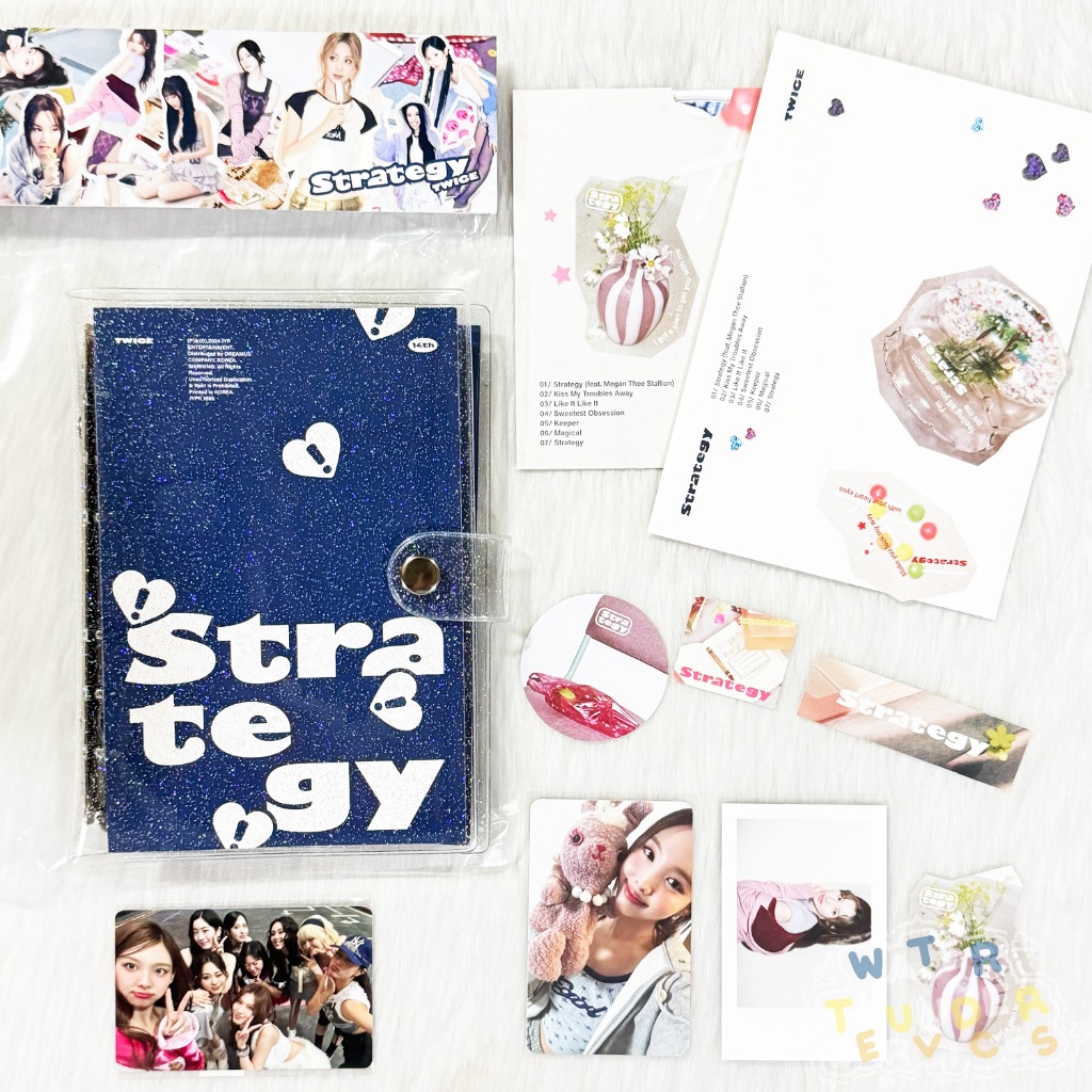 TWICE Strategy Album HIGHLIGHT Ver. with Photocard Polaroid POB Pre ...