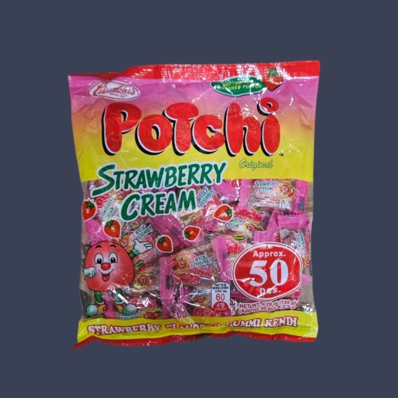 Potchi Strawberry Cream Candy | Shopee Philippines