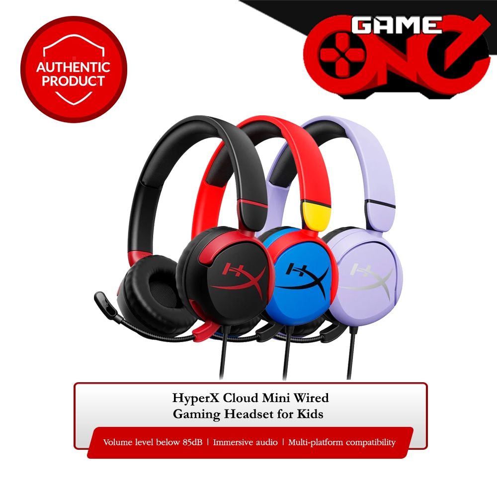 HyperX Cloud Mini Wired Gaming Headset for Kids | Shopee Philippines