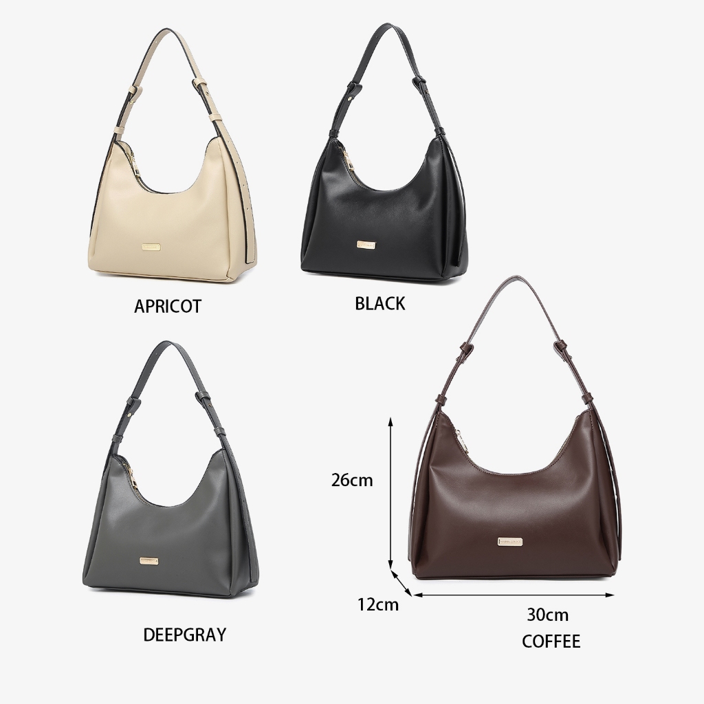 【Mumu Select】M451 Women 2Way Leather Large Shoulder Bag Sling Bags For ...