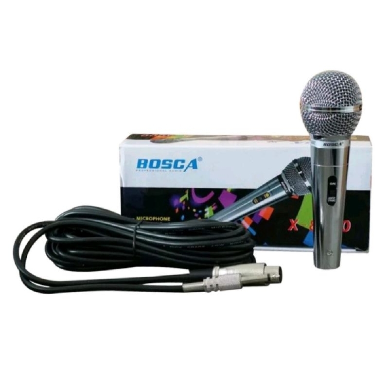 microphone BOSCA with free mic cord | Shopee Philippines