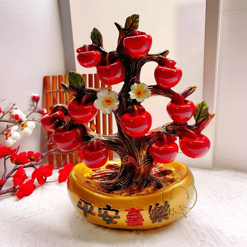 10inches Apple Money Tree Money Bar Stand Fengshui Display | Shopee ...