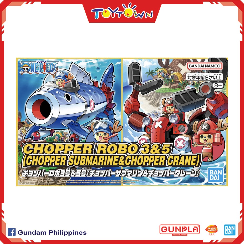 Bandai Hobby - One Piece Chopper Robo 3 And 5 - Chopper Submarine ...