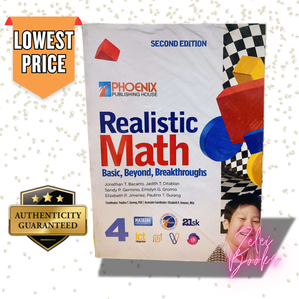 PHOENIX REALISTIC MATH 4 MATATAG 2ND EDITION | Shopee Philippines
