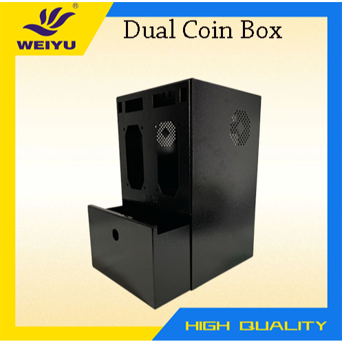 WEIYU Pisonet Dual Metal Coinbox kaha Box case Pisonet Piso wifi ...