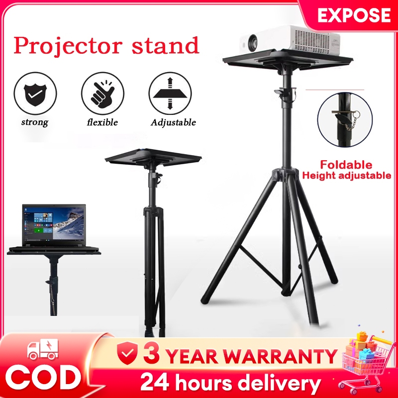 Projector Stand Tripod Adjustable Foldable Portable Floor Stand High ...