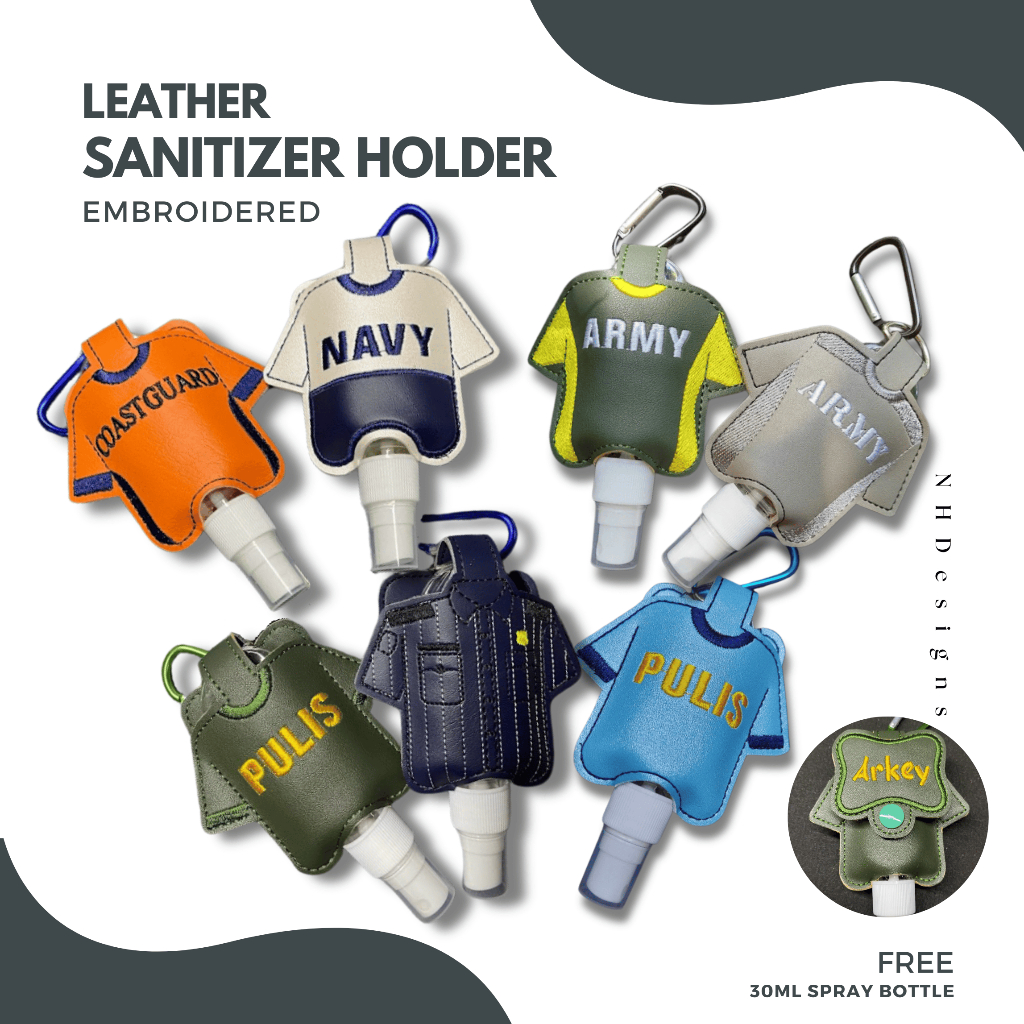 Personalized Alcohol Holder Embroidered Navy, PULIS, ARMY, Coastguard ...