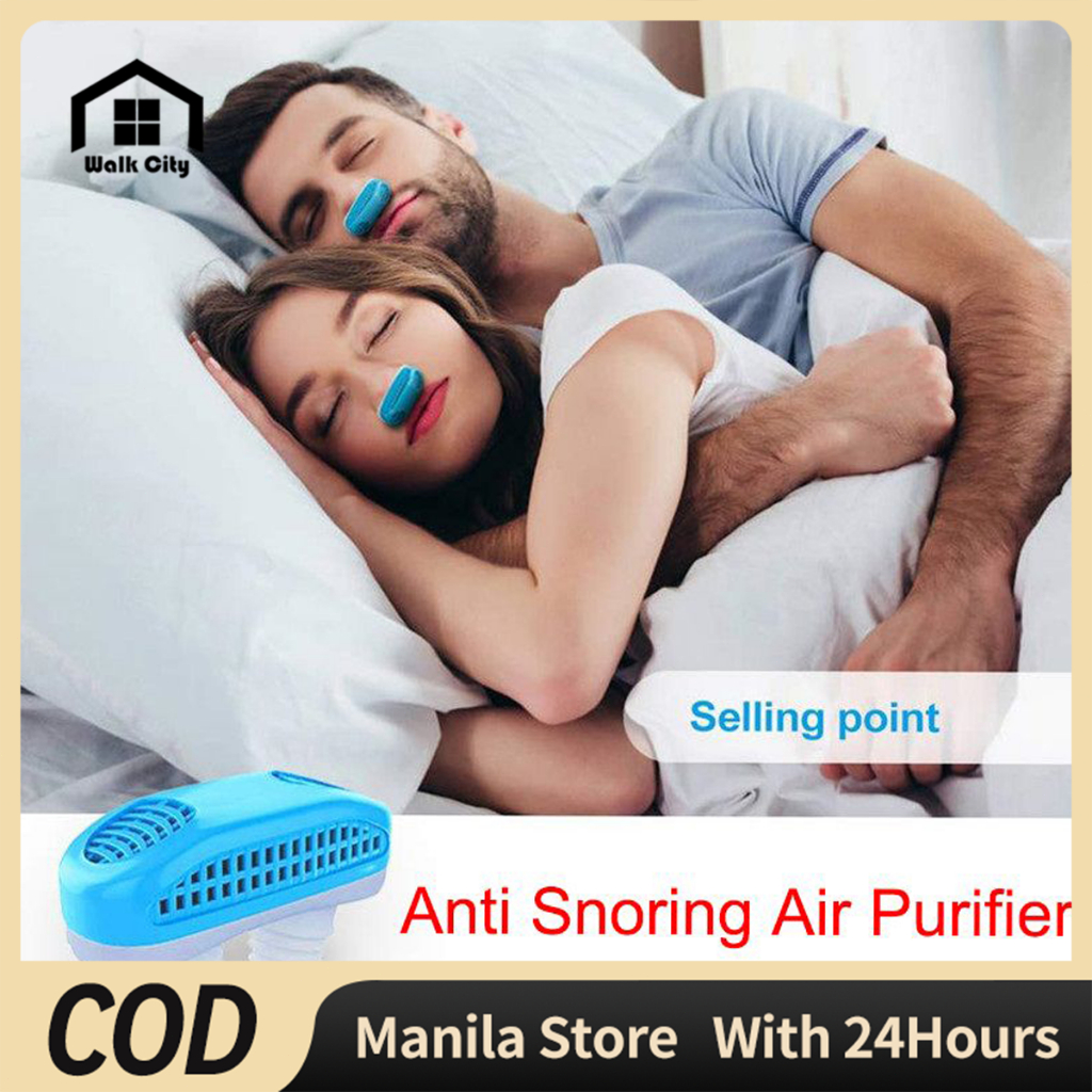 Anti Snoring Air Purifier Silicone Stop Snoring Nose Clip Relieve Nasal ...