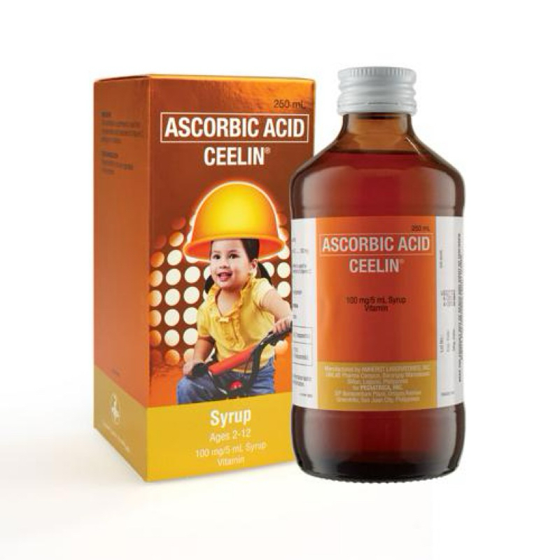 Ceelin Ascorbic Acid Syrup, 250ml | Shopee Philippines