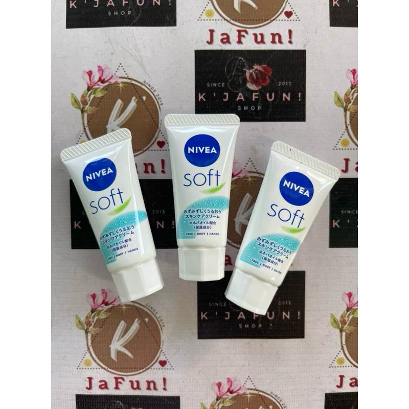 Japan Premium Nivea Soft (Hand/Face/Skin) cream 20g | Shopee Philippines