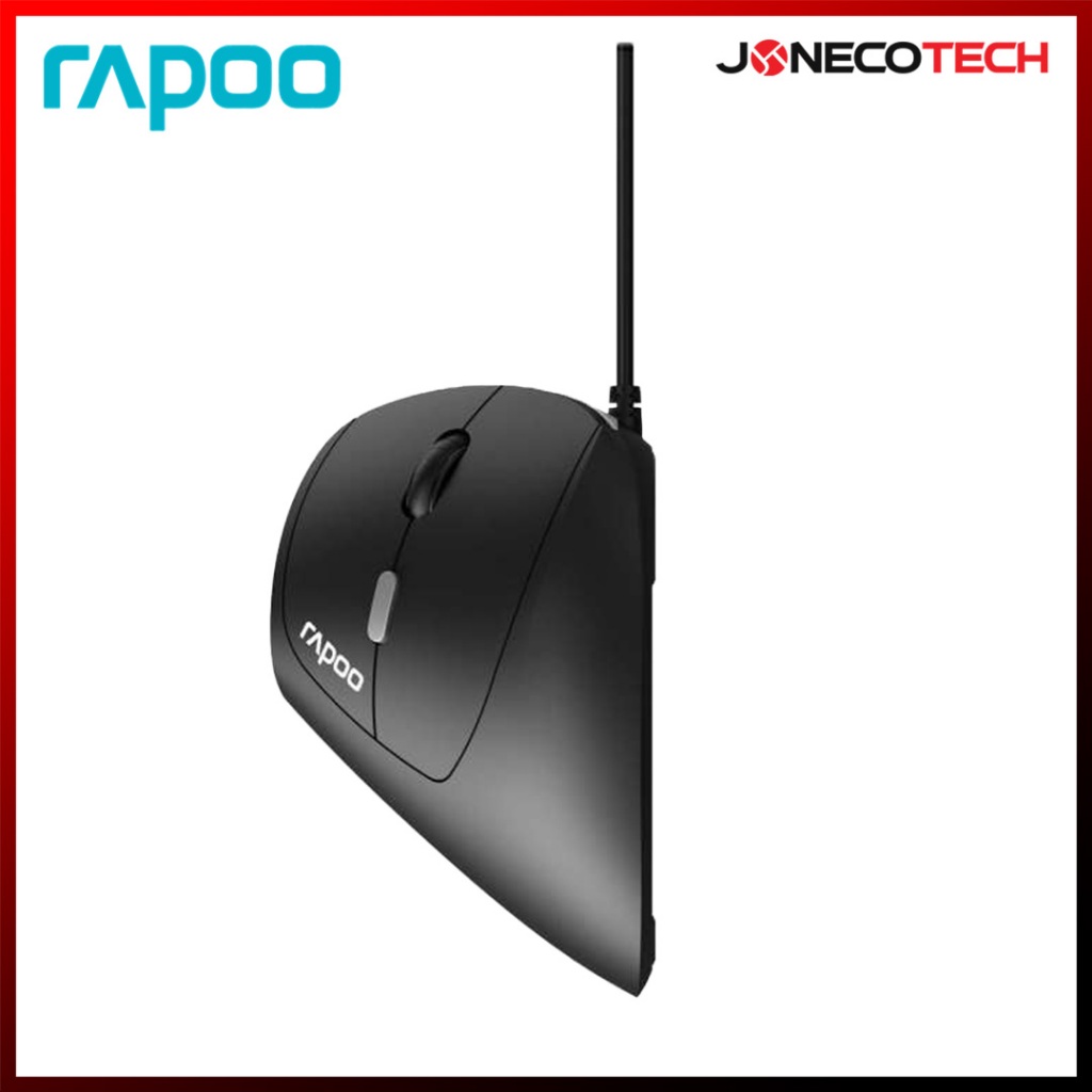 Rapoo EV200 Vertical Ergonomic Optical Mouse High resolution 1600 DPI ...