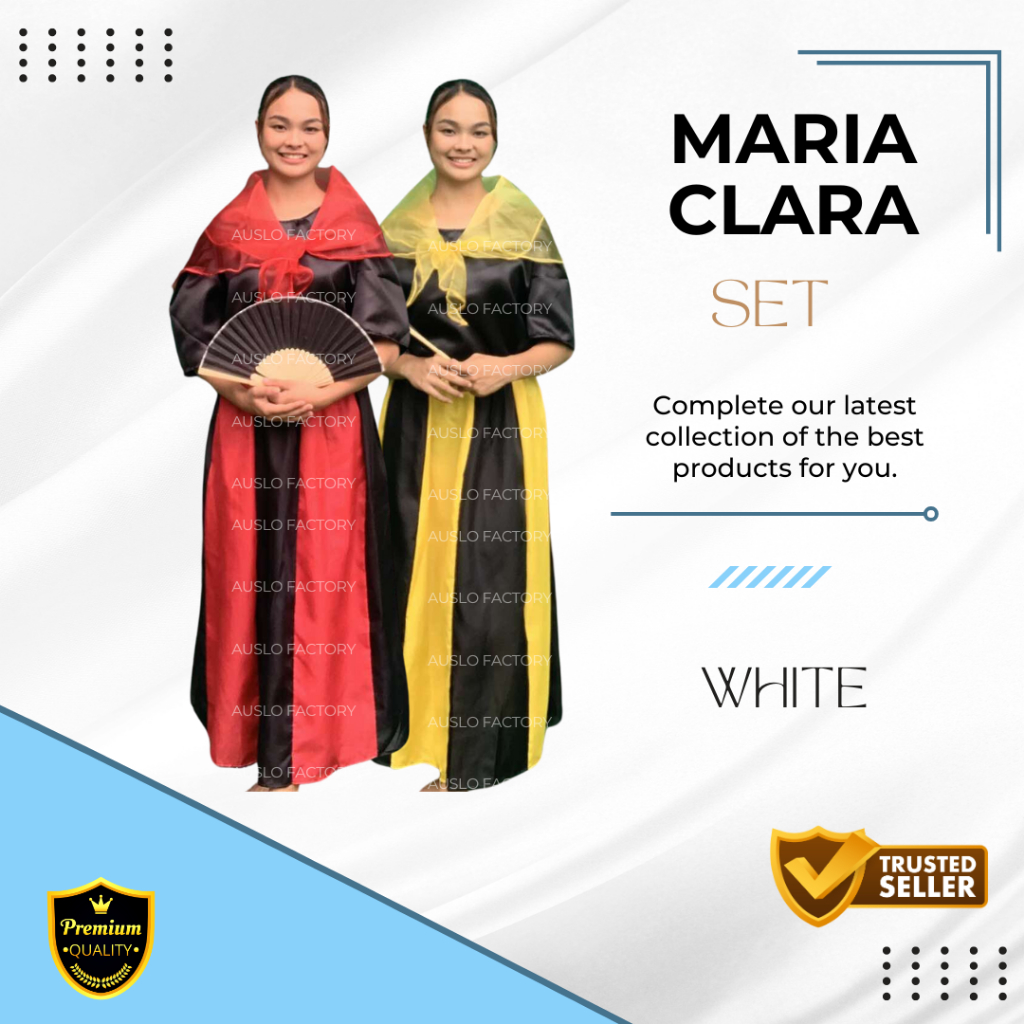 New Maria Clara Attire Set And Alampay Only For Buwan Ng Wika Full ...