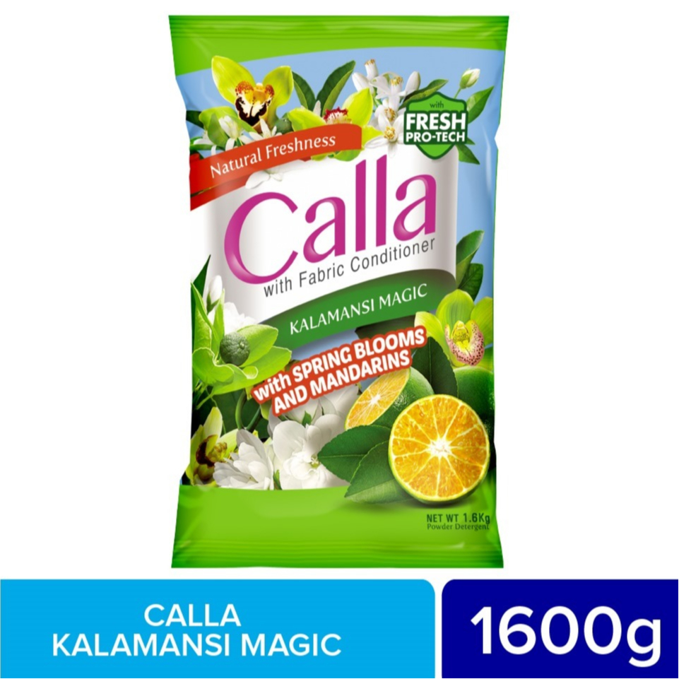 Calla Laundry Detergent Powder Kalamansi Magic 1.6Kg | Shopee Philippines