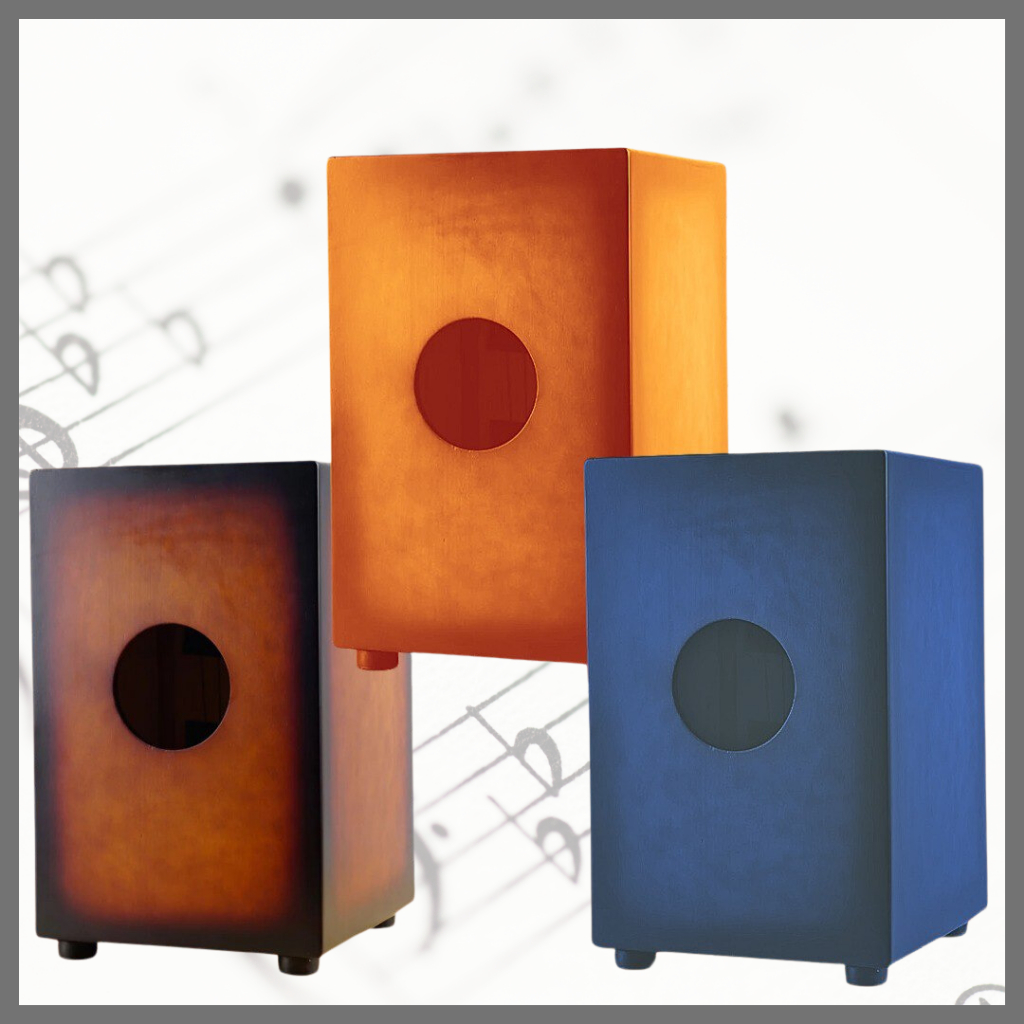 Adjustable Wooden Cajon Drum – Hand-Played Box Drum in Assorted Colors ...