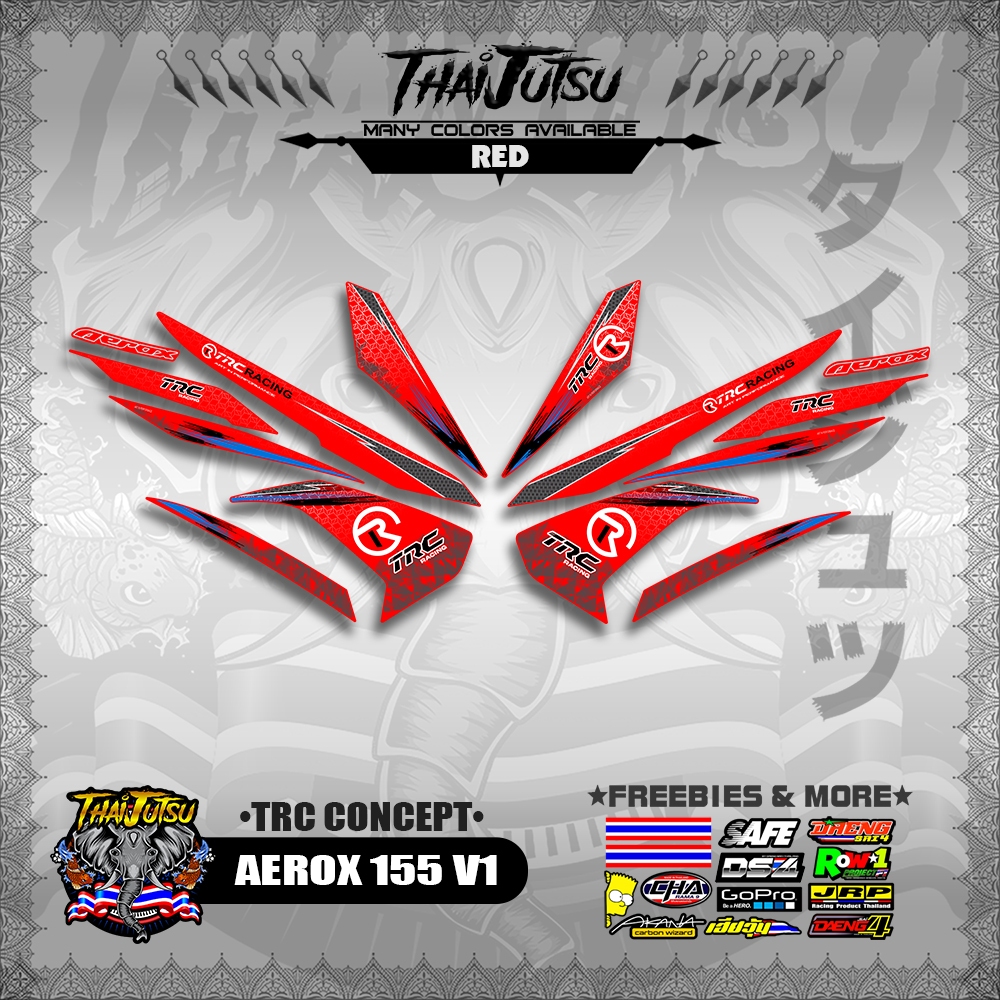 AEROX 155 V1 STICKER DECALS ( TRC CONCEPT )【ThaijutsuStickers】 | Shopee Philippines