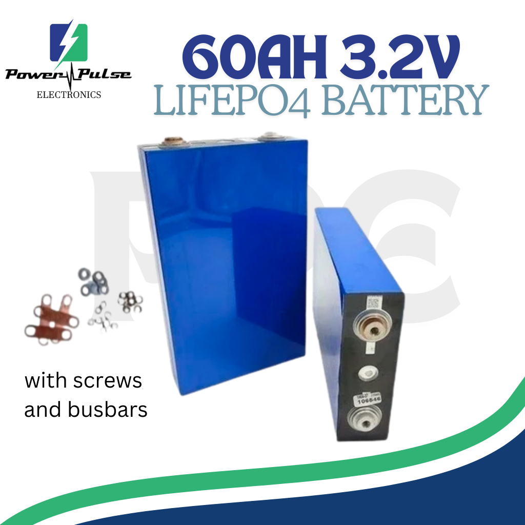 TOPBAND 60AH BRANDNEW 3.2V LiFePO4 Prismatic Battery Rechargeable Cell ...