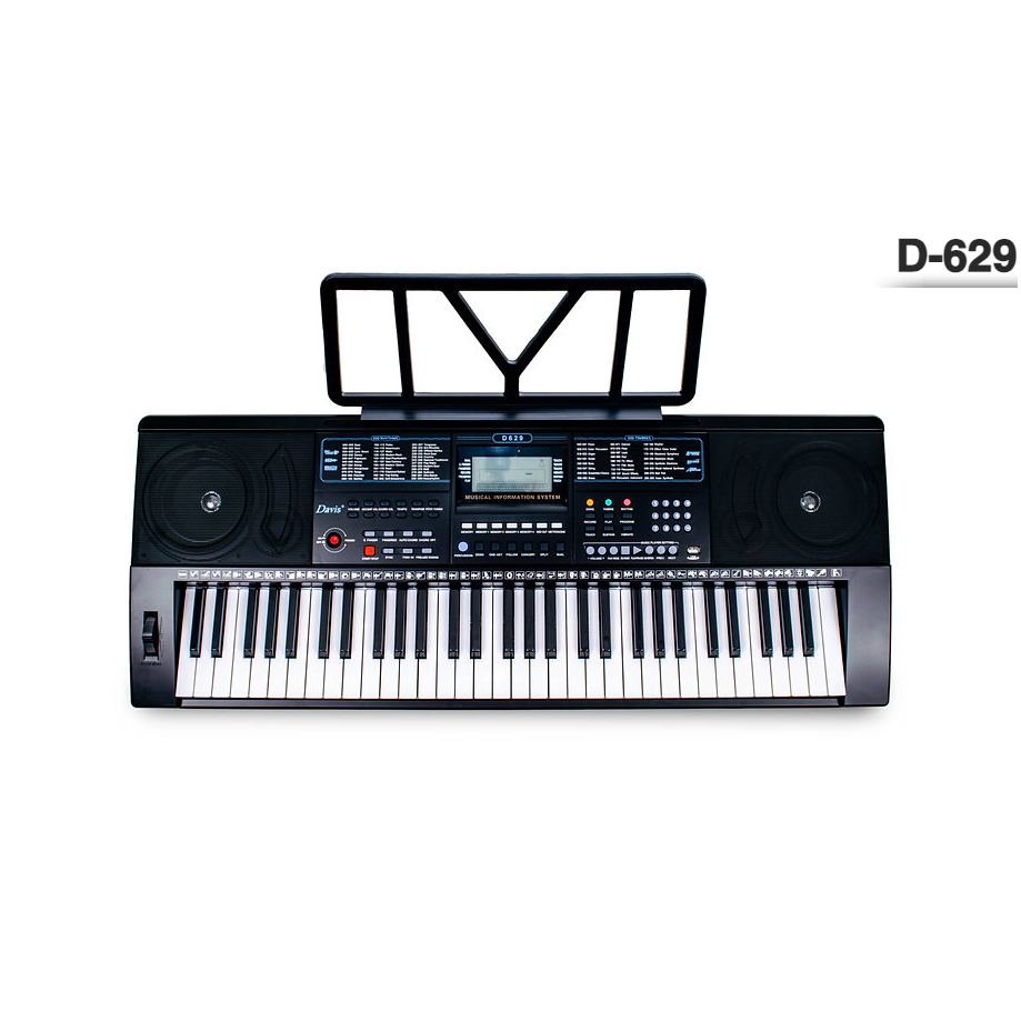 Davis D-629 61Keys Keyboard With Touch Responsive Function Free ...