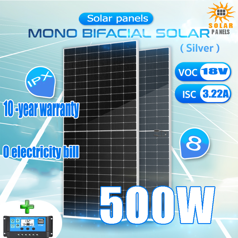 Buy 1 get 1 free Solar Panel18Volt150W/200W/300W/400W/500W/PvSolar Module Cell Pane Monocrystall ...