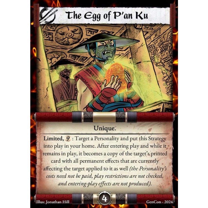 Egg of Pan ku Custom Card L5R Proxy | Shopee Philippines