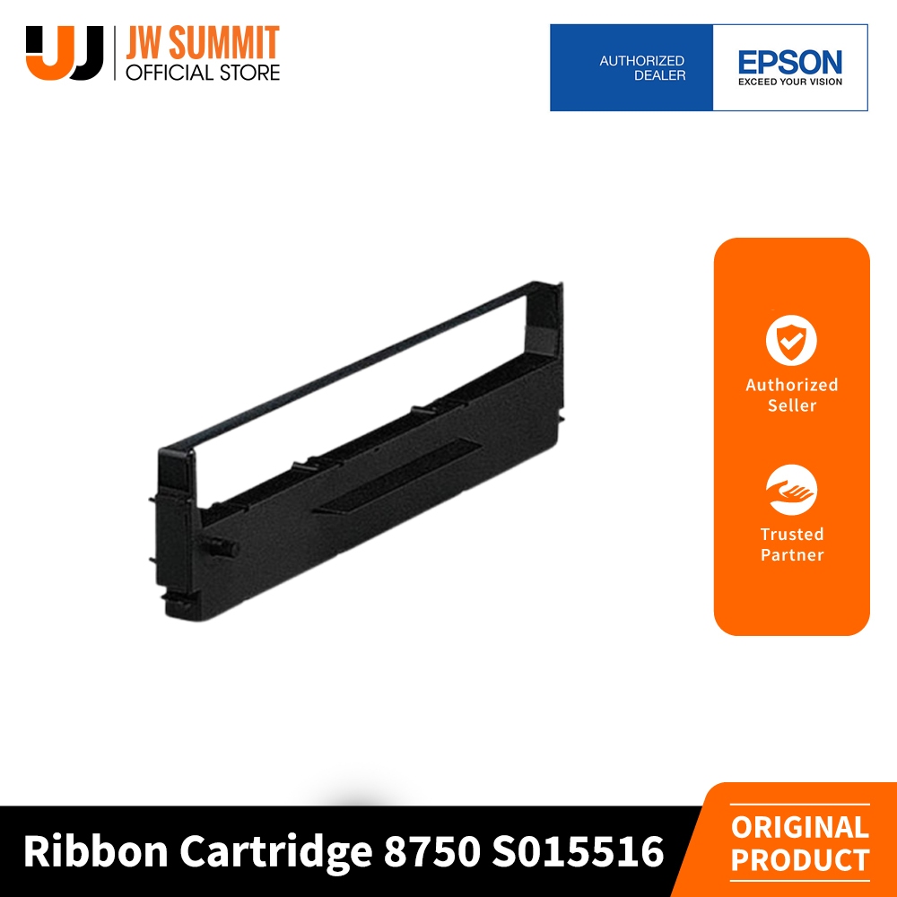 Epson Ribbon Cartridge 8750 For LX-300 Printer - Black (S015516 ...