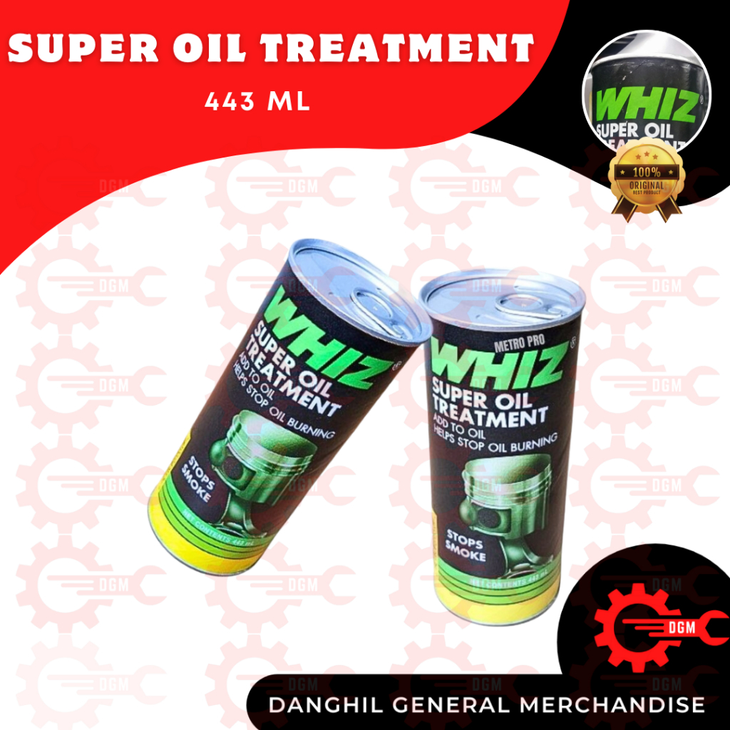WHIZ Super Oil Treatment 443ml - Helps Stop Oil Burning and Stops Smoke ...