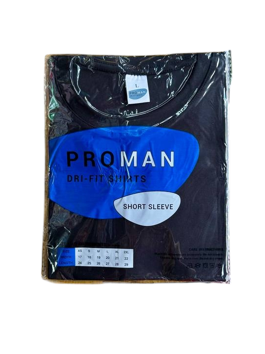 PROMAN DRIFIT SHORT SLEEVES TSHIRT UNISEX, 100% PREMIUM POLYESTER ...
