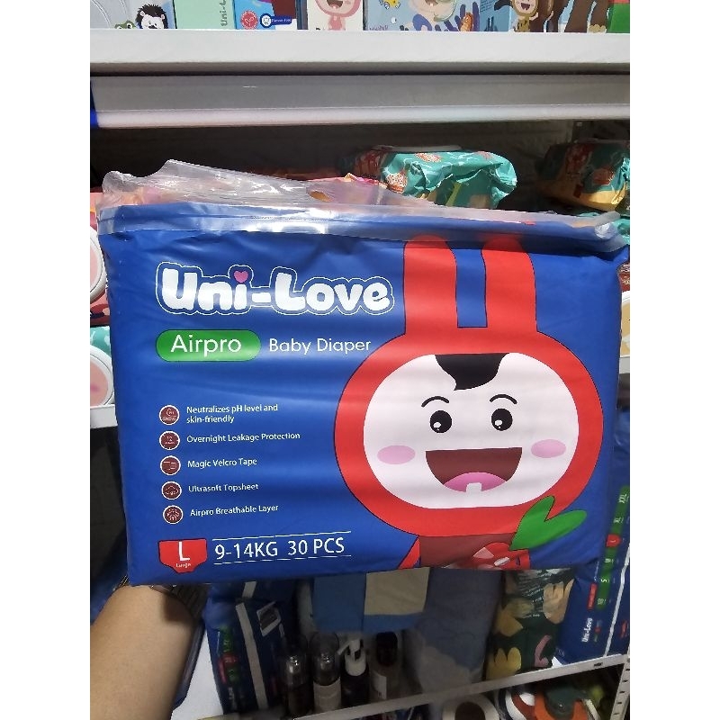 Unilove Airpro Baby Diaper Large | Shopee Philippines