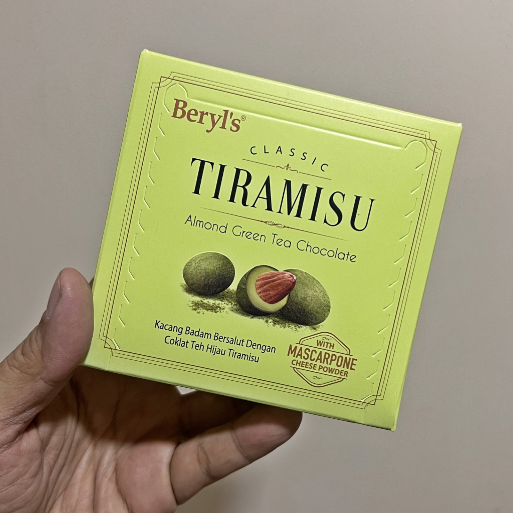 Beryl's Classic Tiramisu Almond Green Tea Chocolate (65g) | Shopee ...