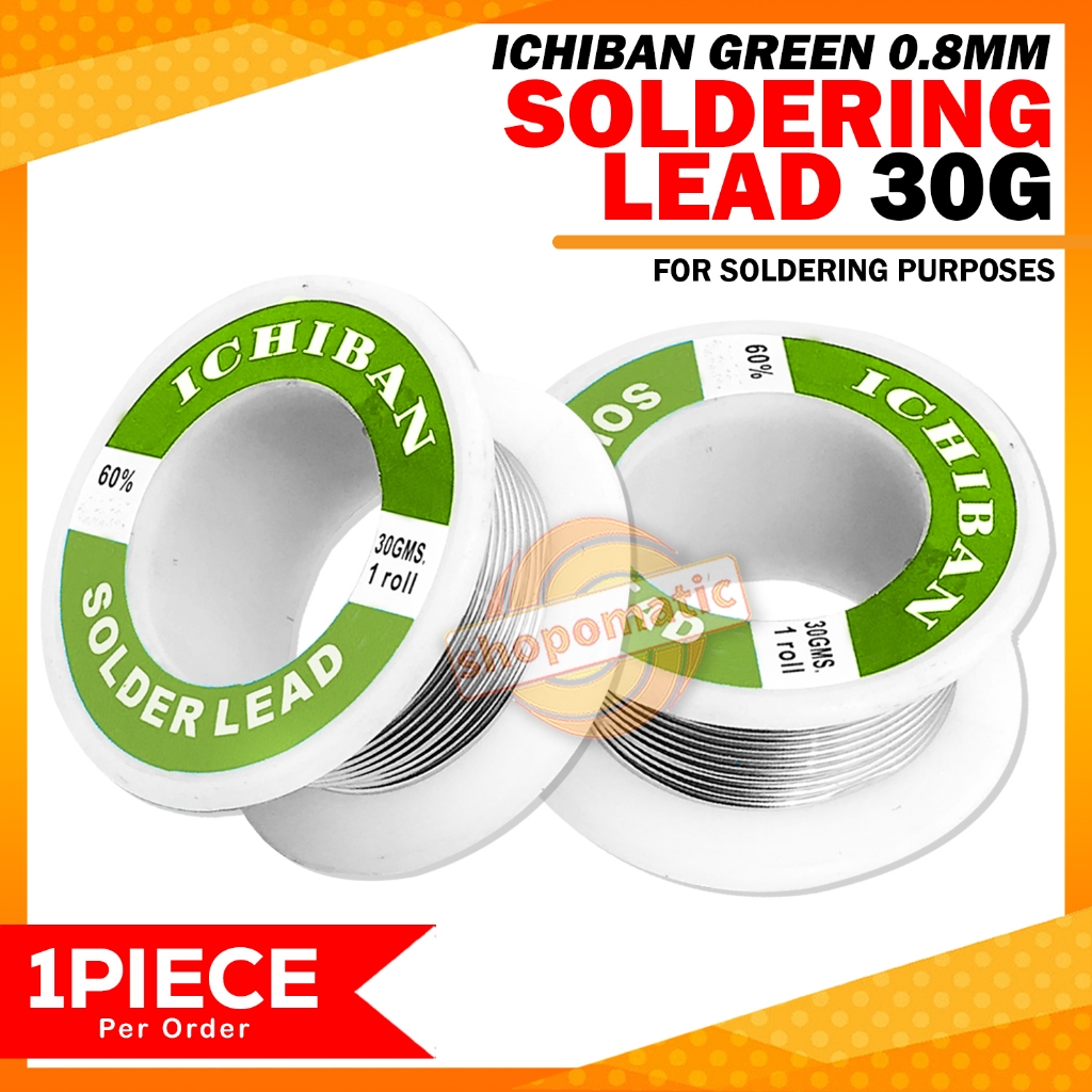 Original Ichiban Lead 60% 0.8 diameter Soldering lead small Roll ...