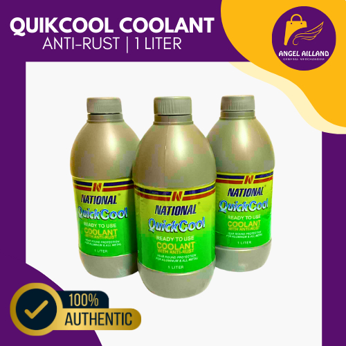 NATIONAL Quick Cool Coolant 1L - Engine Coolant for Optimal Temperature ...