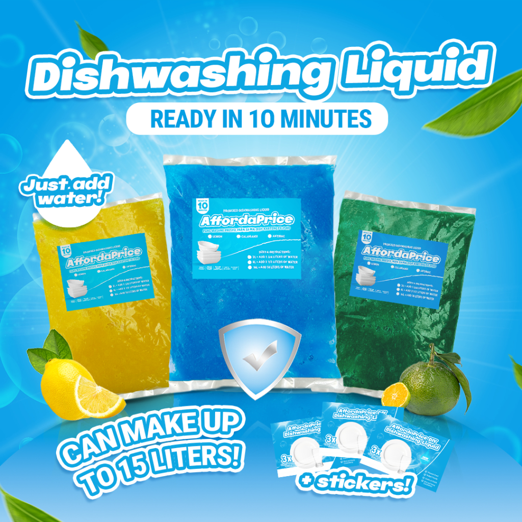 AffordaPrice DIY Dishwashing Liquid Kit Set - (2L, 4L, 15L) Just Add ...