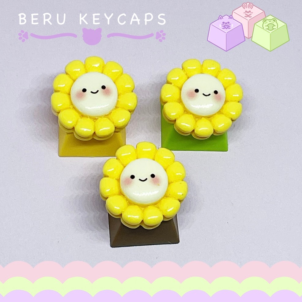 sunflower keycaps for mechanical and membrane keyboard | Shopee Philippines