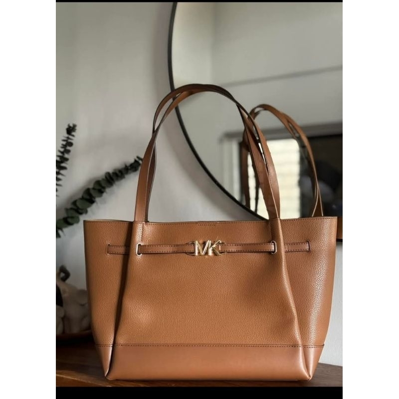 MK Reed Large pebbled Leather Tote Bag | Shopee Philippines