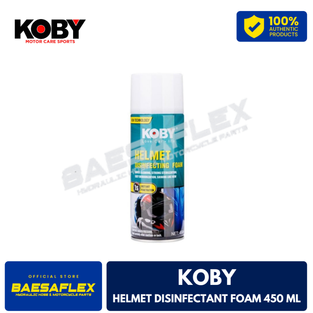 KOBY HELMET DISINFECTANT FOAM 450 ML QR - 8088869 | Shopee Philippines