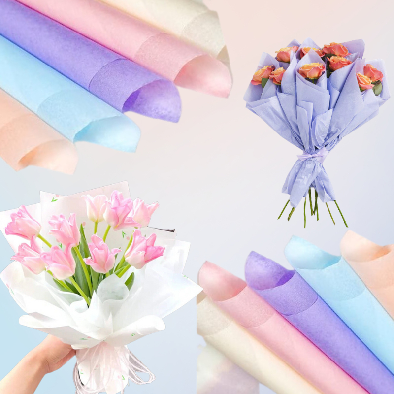 10PCS Wrapping Colored Paper Soft Tissue Elegant Touch to the Bouquet ...