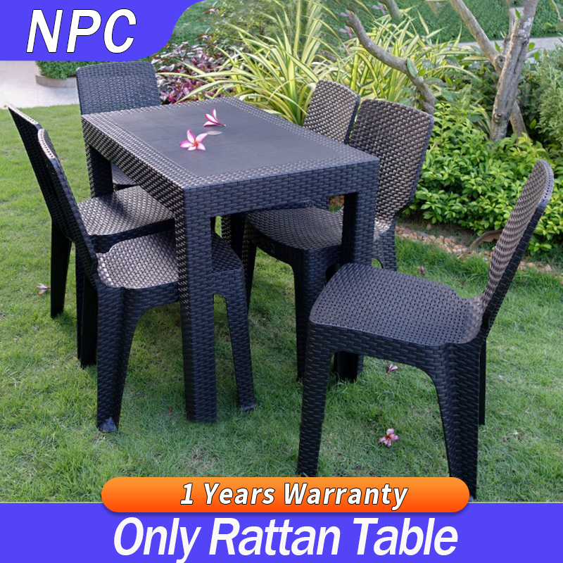 Xtreme Rattan Table Dining Table Removable Office Table Rectangular ...