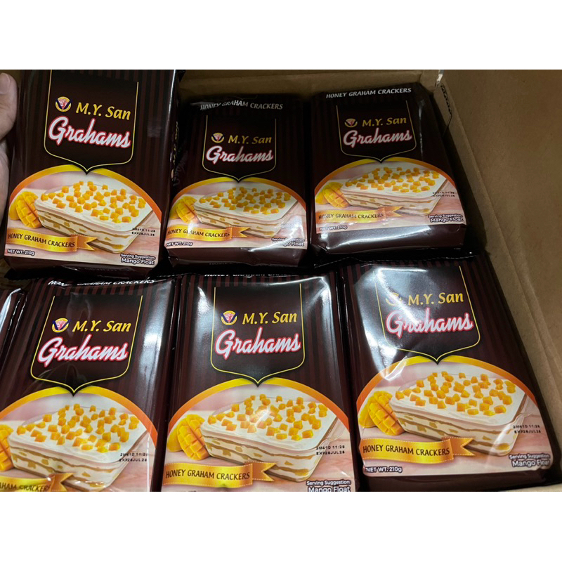 M.Y SAN GRAHAM CRACKERS 210g 1CASE(24pcs) | Shopee Philippines