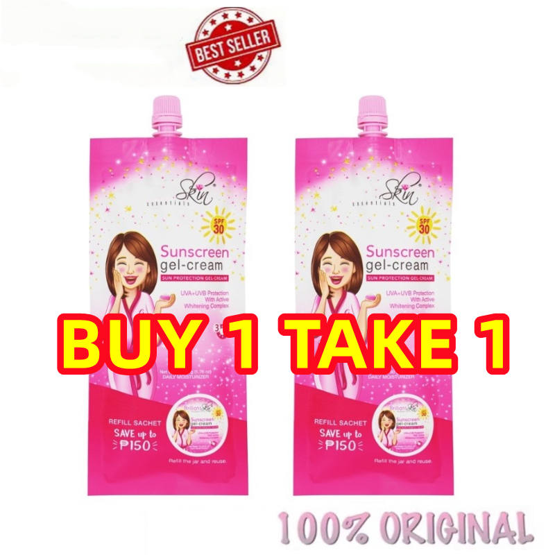 Buy 1 Take 1 100%Orig BRILLIANT SKIN SUNBLOCK Sunscreen Gel Cream 50g ...