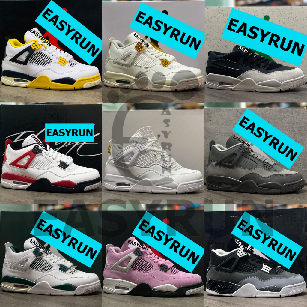 EASYRUN UA Shoes J/4 LJR Colorway Lowcut Basketball Shoes Fashion Shoes ...