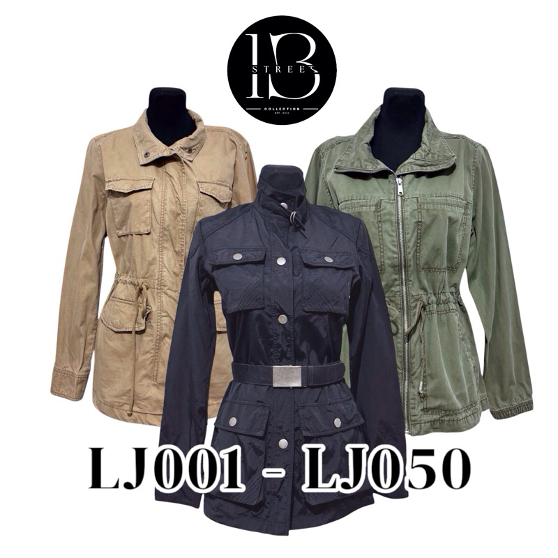 Thrift Ladies Jackets and Parka (LJ001-LJ050) | Shopee Philippines