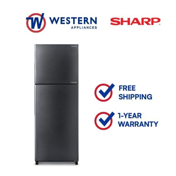 Sharp SJFTS09BVSDS 8.9cu.ft. No Frost, Inverter, Two Door Refrigerator ...